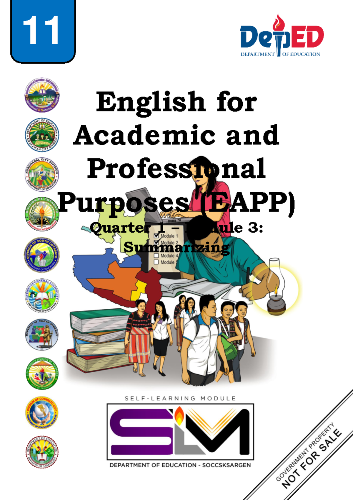 EAPP-Quarter 1 Module 3: Techniques in Summarizing SLM - Studocu