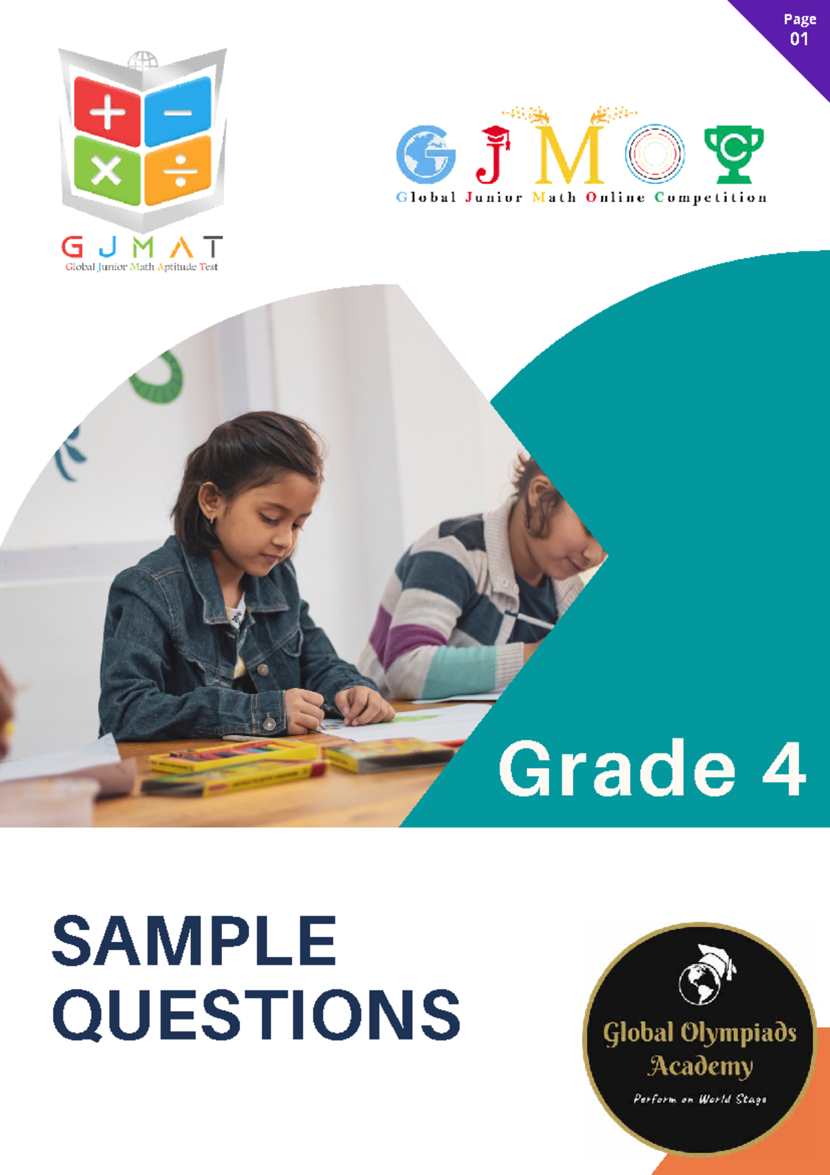 Grade 4 Math Sample Questions for GJMAT GJMOC - Studocu