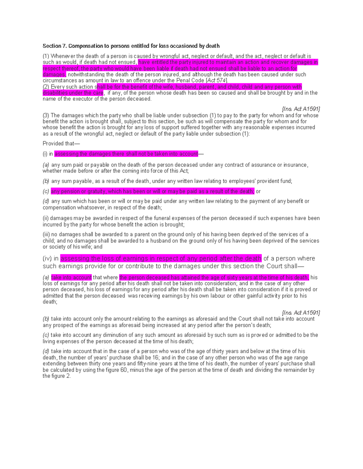 Research (compensation +pension) - Section 7. Compensation to persons ...