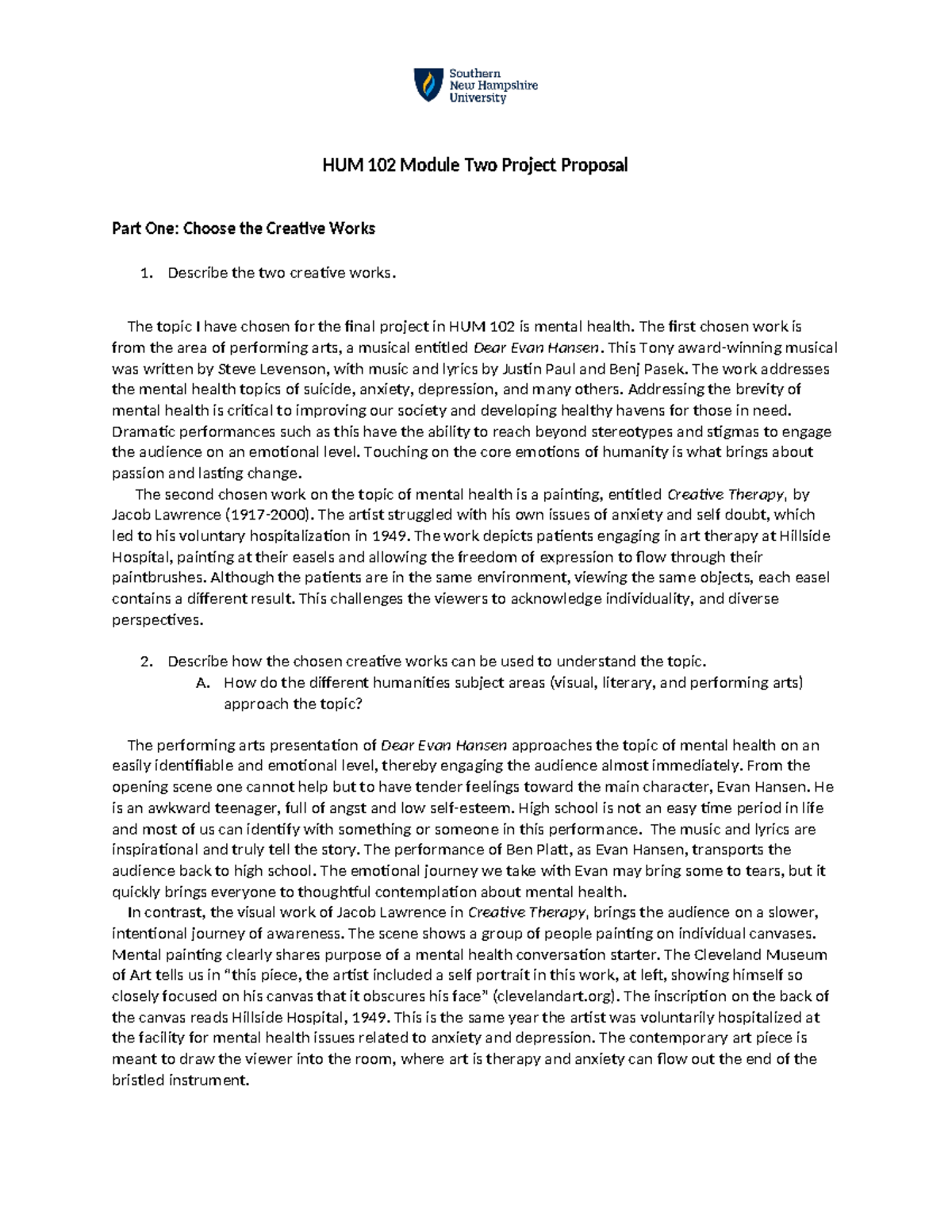 HUM102.mod2.Proposal Template - HUM 102 Module Two Project Proposal ...