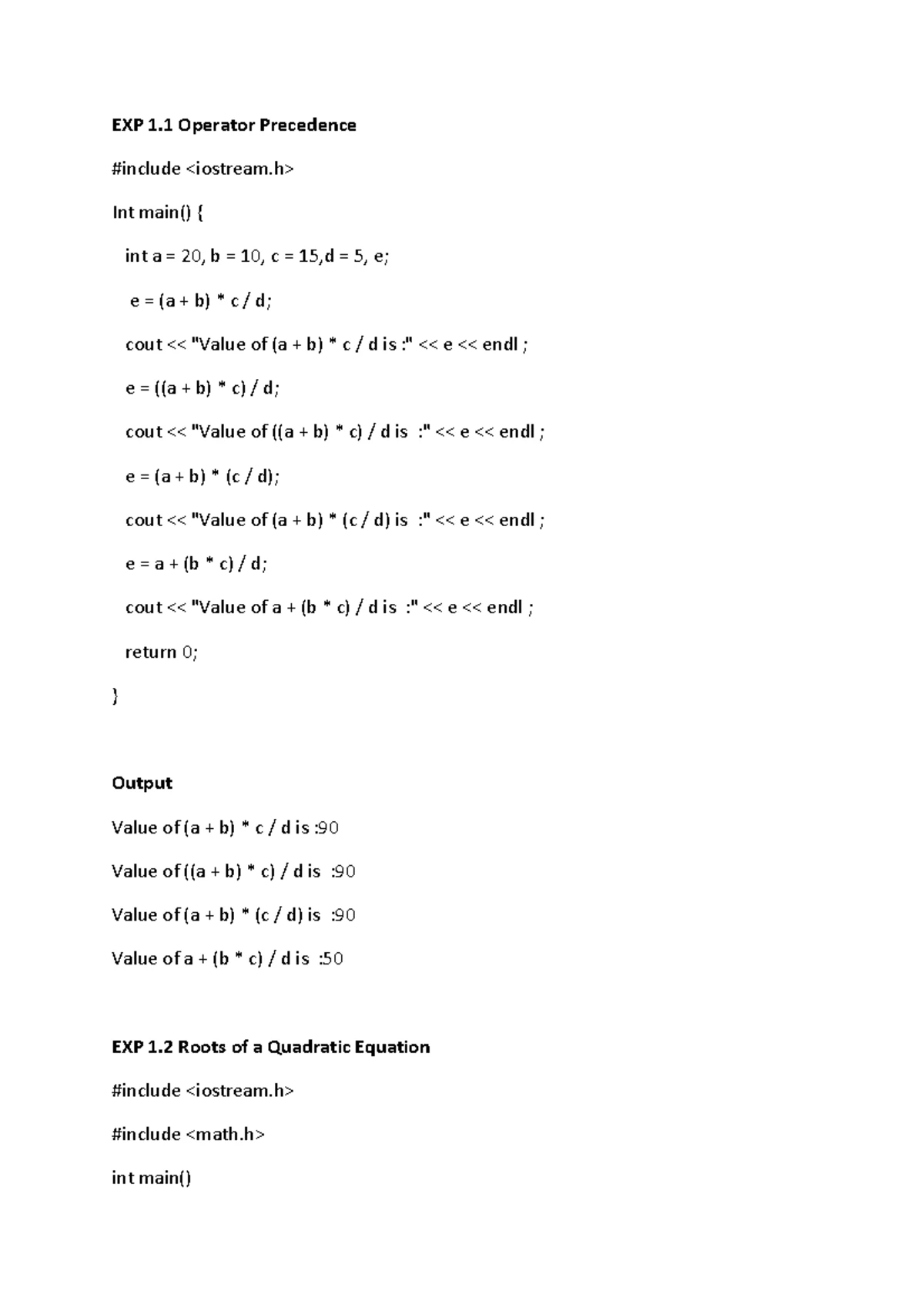 313304 - Object Oriented Programming Using C++ - Semester 3 Overview - Studocu