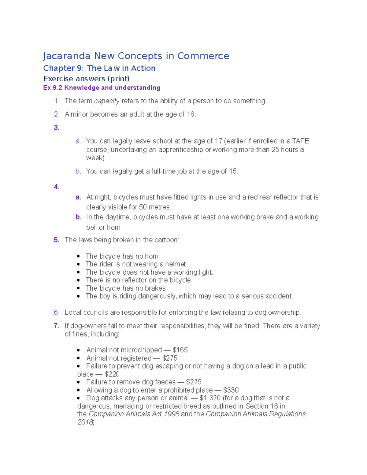Sol-0305 - textbook solutions - Jacaranda New Concepts in Commerce ...
