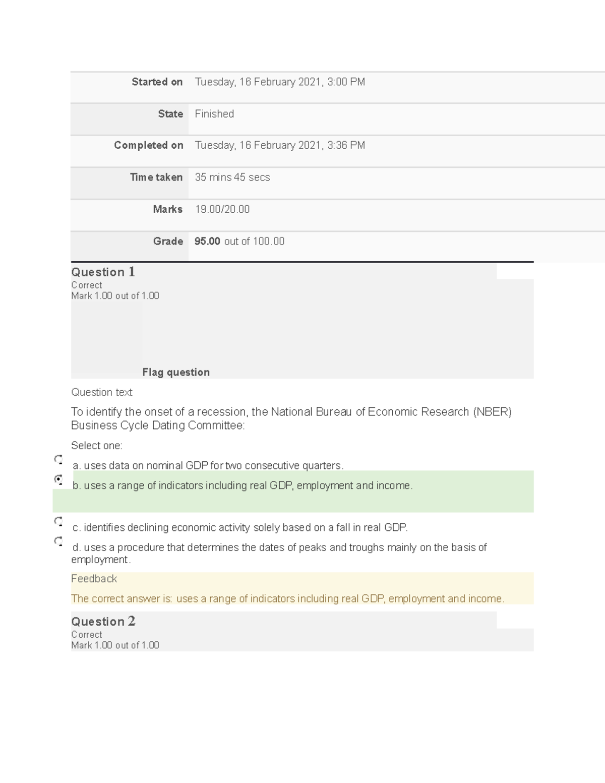 BUS 1104 Unit 3 - Graded Quiz Overview and Answers - Studocu