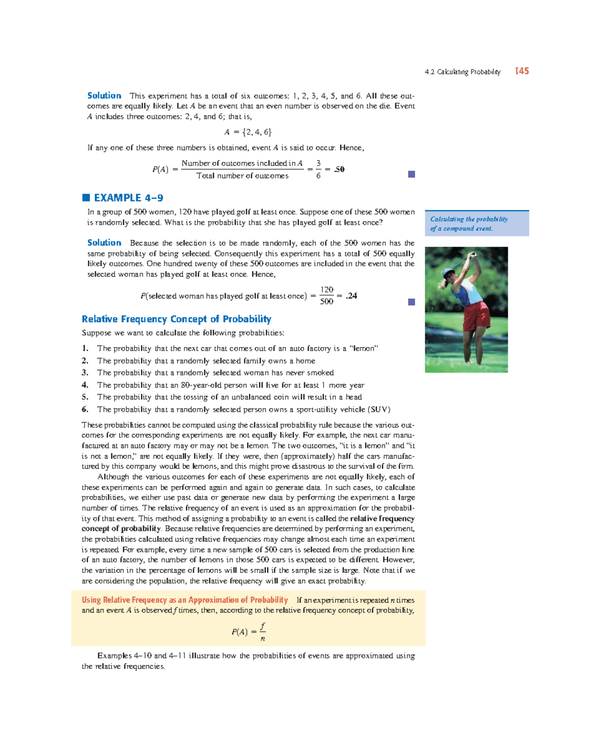 Introductory Statistics 7th Ed – Chapter 4.2: Calculating Probability ...