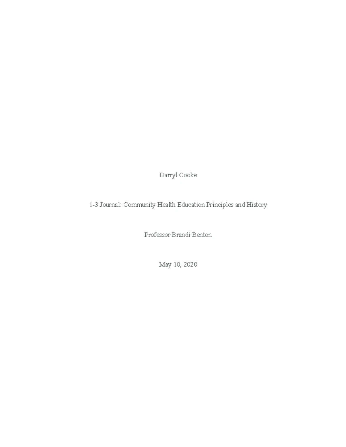 Che110 module two worksheet - CHE 110 Module Two Activity Worksheet ...