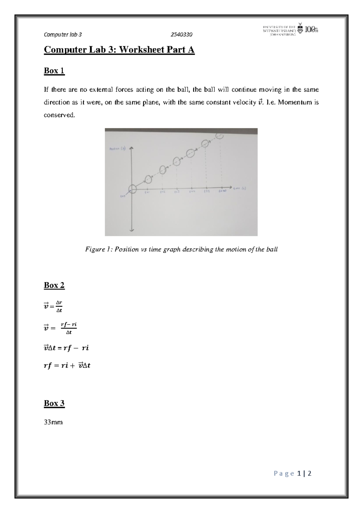 Computer Lab 3 (2540330) - Worksheet Part A Analysis - Studocu