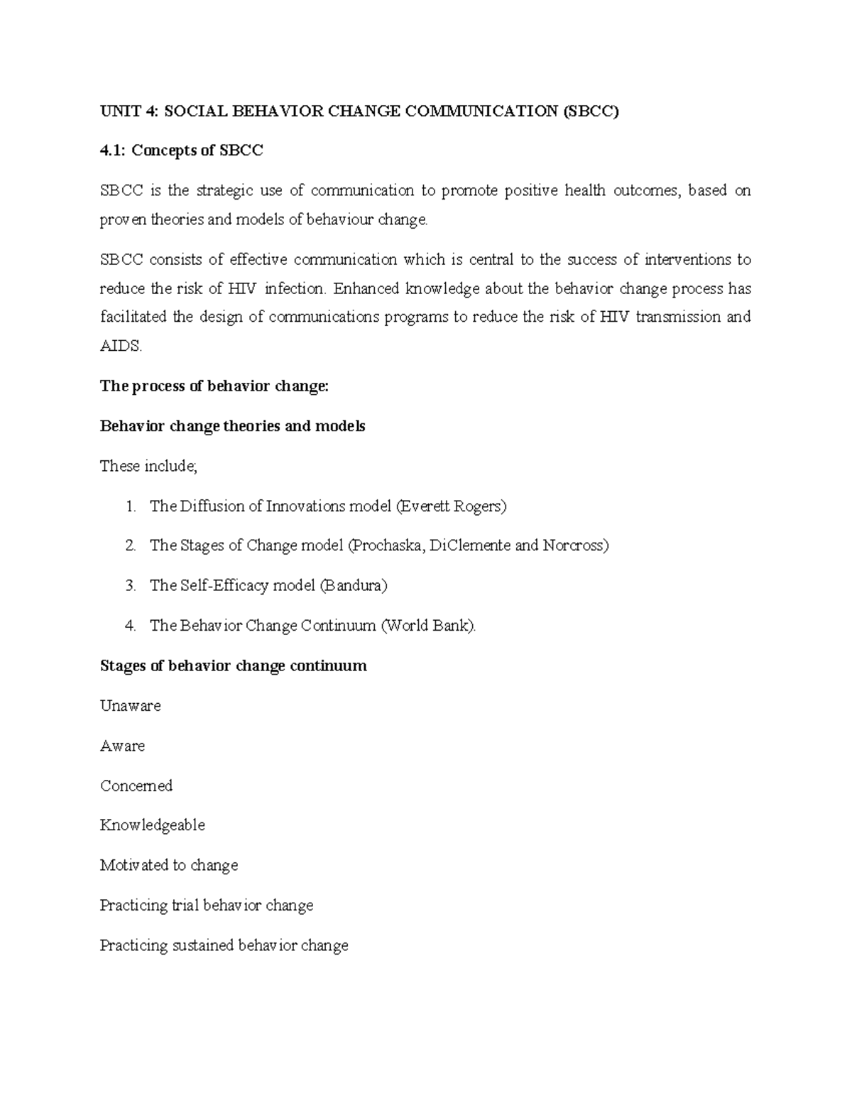 New Microsoft Word Document-1 - UNIT 4: SOCIAL BEHAVIOR CHANGE ...