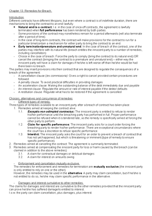 Chapter 11 - Complete - Summary Law of Contract 202 [4] - Chapter 11: Interpretation of ...