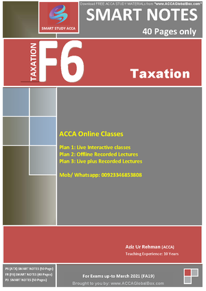 ACCA-PM-S24-Notes - ACCA-PM-S24-Notes - ACCA Performance Management (PM ...