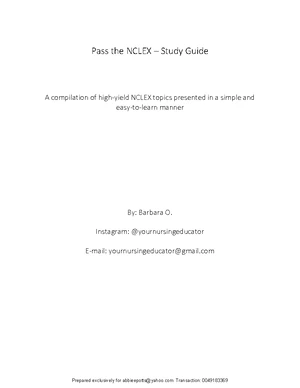 Mark K Lecture Notes - 2 how to use this study guide use this study ...