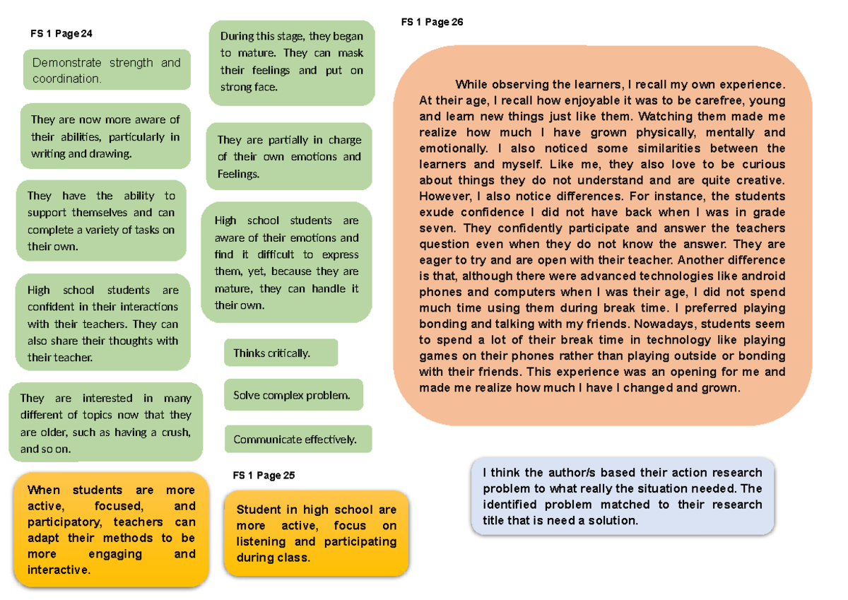 FS 1 Episode 2-4: Observations and Reflections on Student Engagement ...