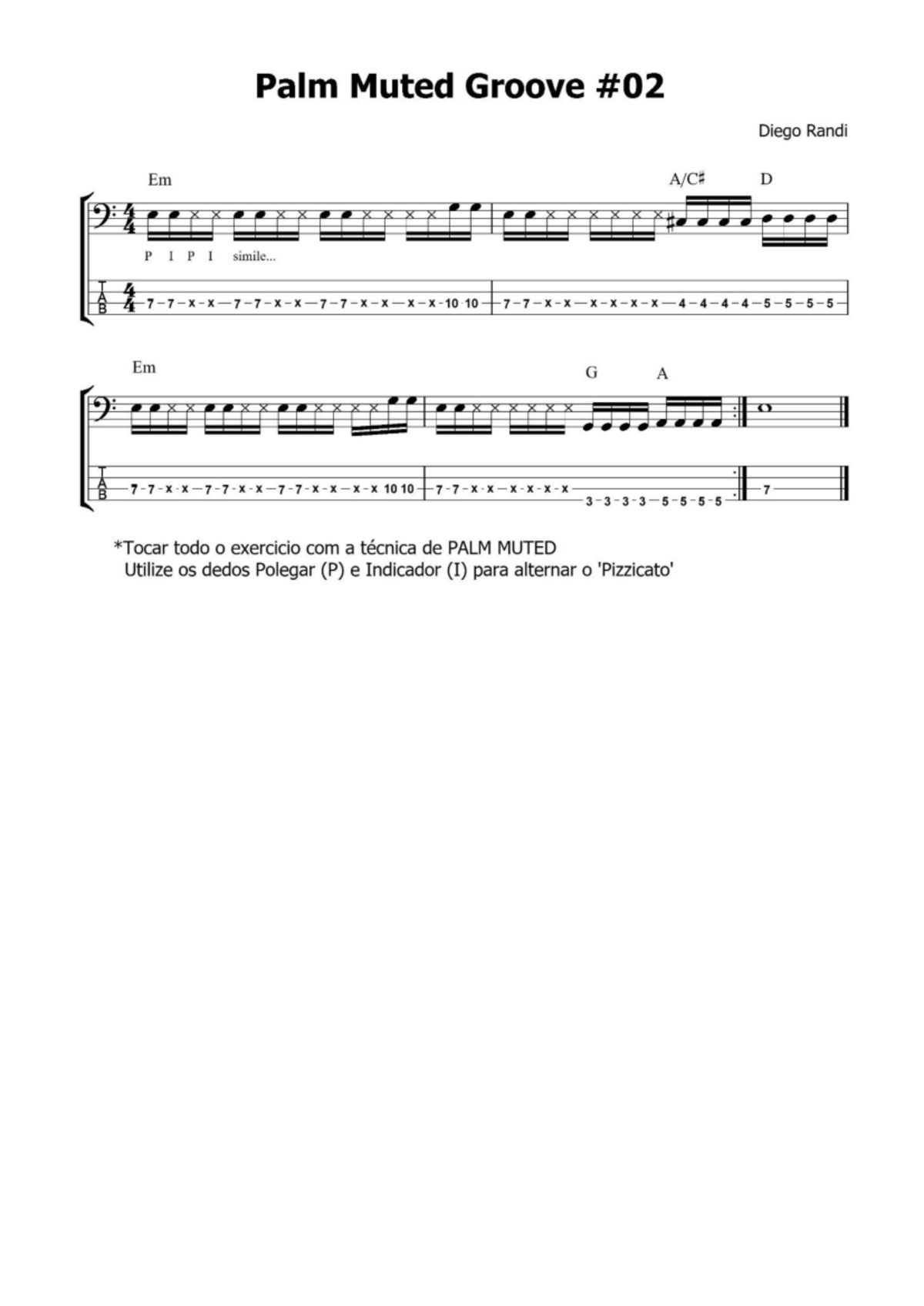 50 Palm Muted Groove 2 - Legal - Estagio Supervisionado - Palm Muted ...