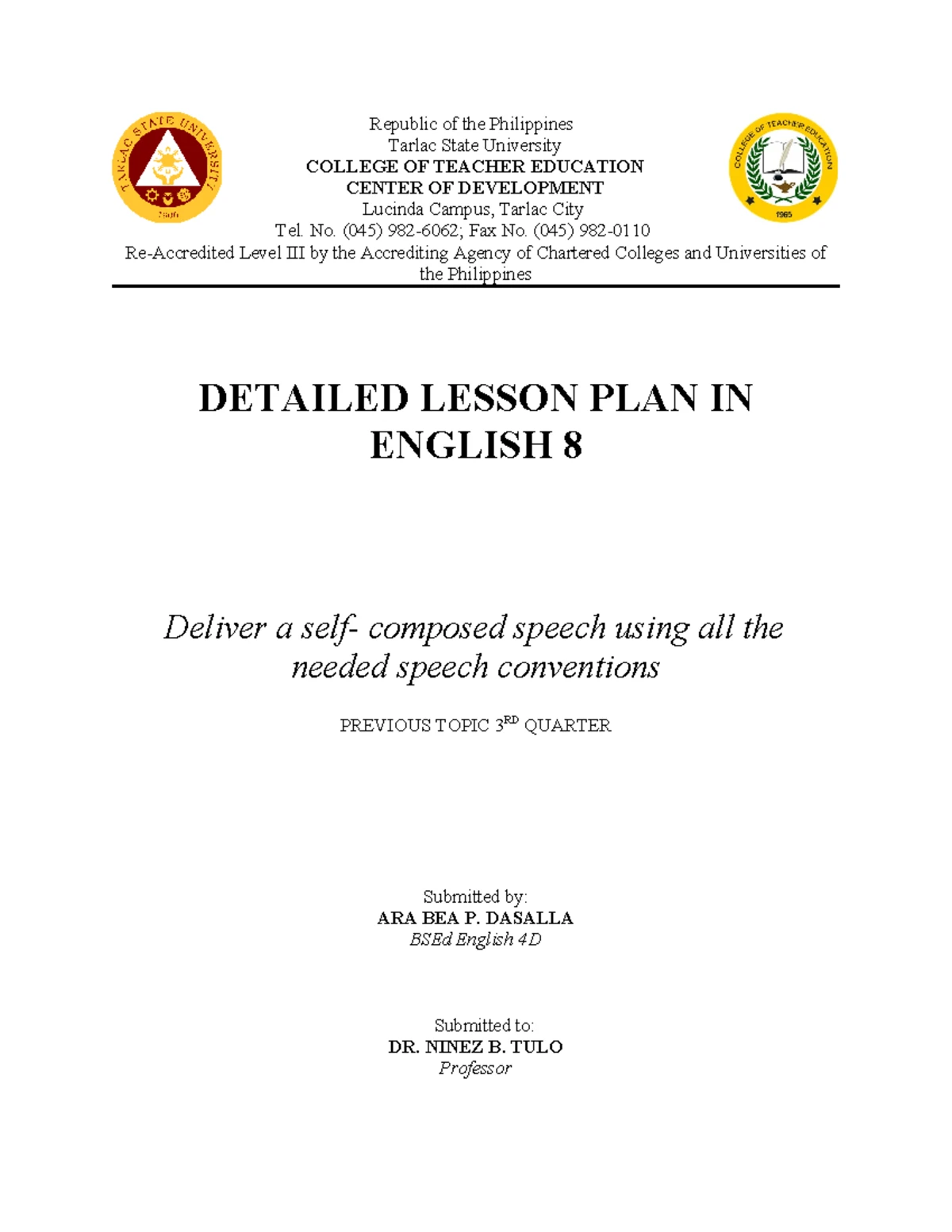 Semi-Detailed Lesson Plan on Annotation Strategies for English 9 - Studocu