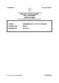 fundamental cost accounting - maf151 - UiTM - Studocu