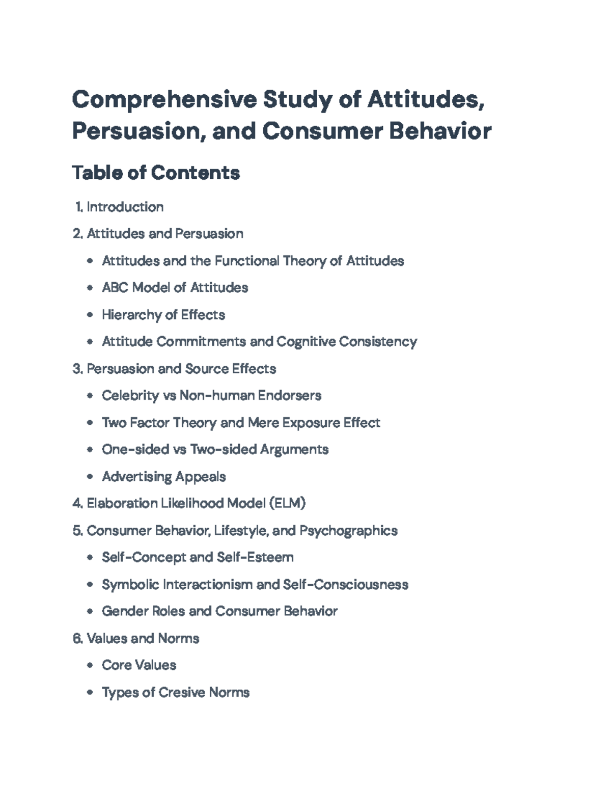 COMPSCI 202 Final Exam Review: Attitudes, Persuasion & Consumer ...
