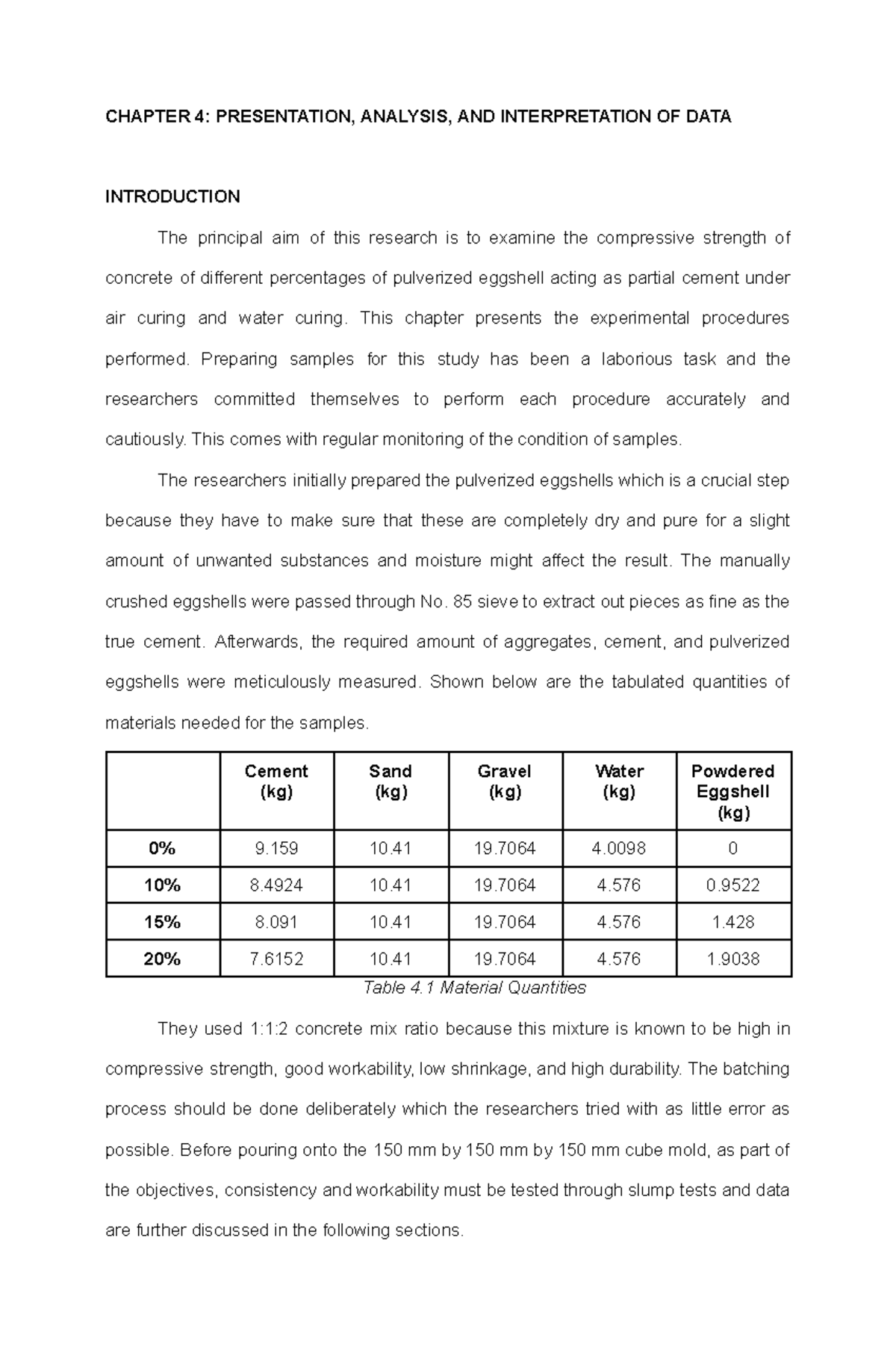 Chapter 4- Presentation, Analysis, AND Interpretation OF DATA - CHAPTER ...
