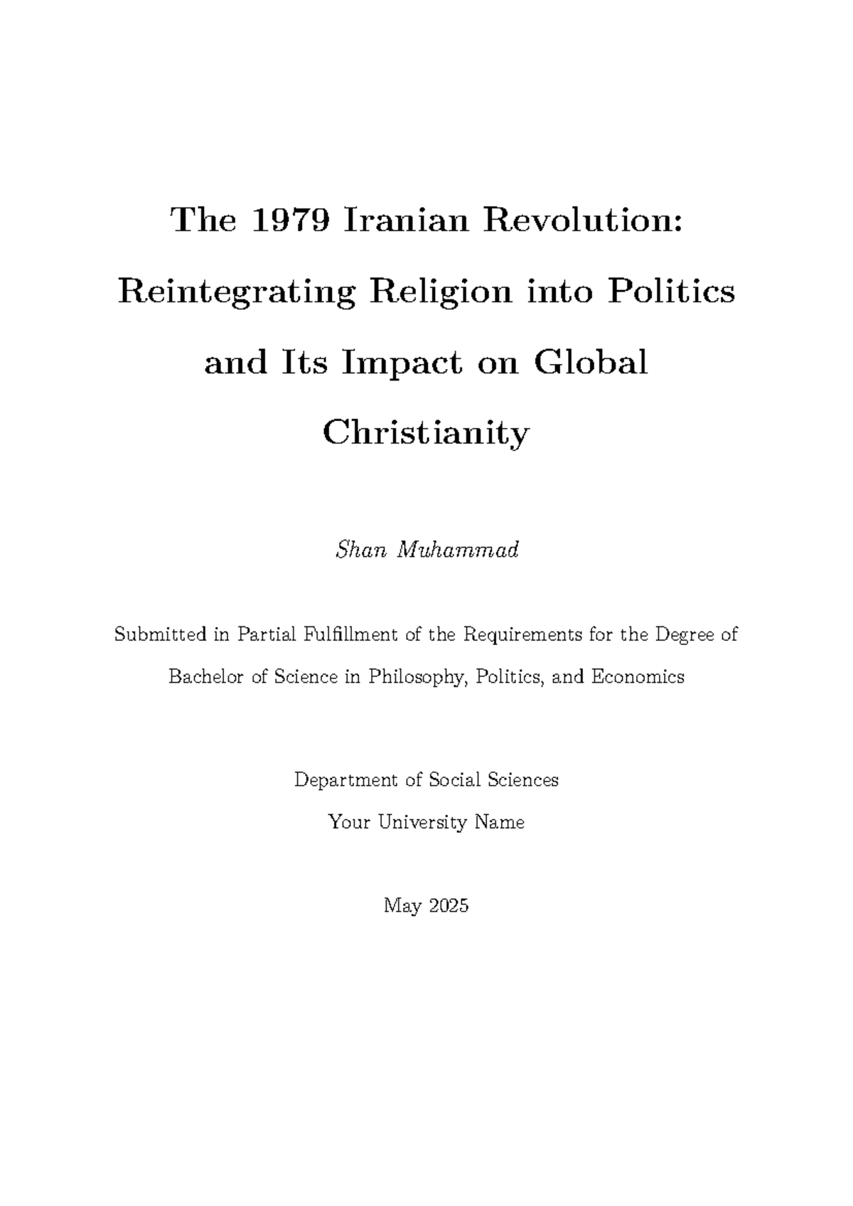 The 1979 Iranian Revolution: Its Impact on Global Christianity and ...