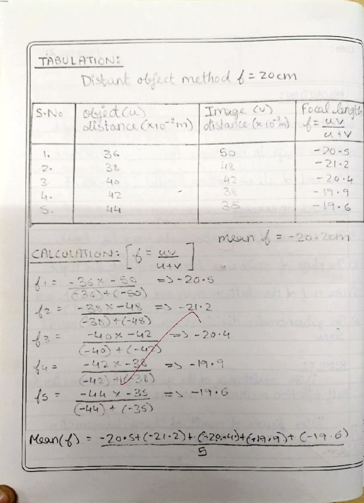 Physics Lab Report: Concave & Convex Lens Experiments (PHY 101) - Studocu