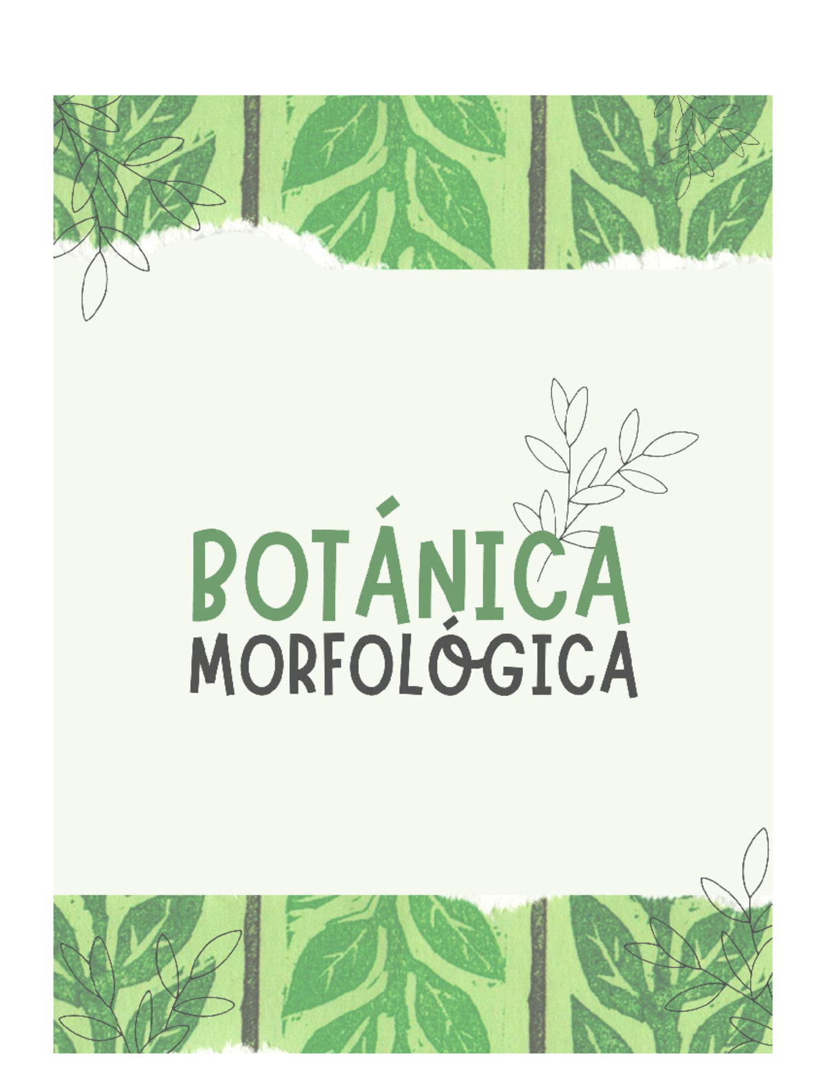 Resumen Botanica Morfo Gonza Vera - ¿ Unidad 1 Introducción a la ...