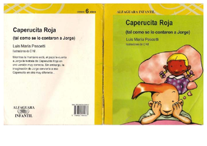 Caperucitas (Secuencia de Actividades) - Caperucita Roja AGENDA DE ...