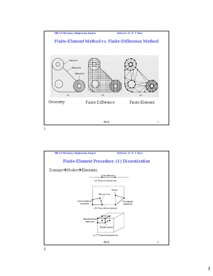 Intro ODE - ORDINARY DIFFERENTIAL EQUATION Notes - 1 ME-328 Mechanical ...