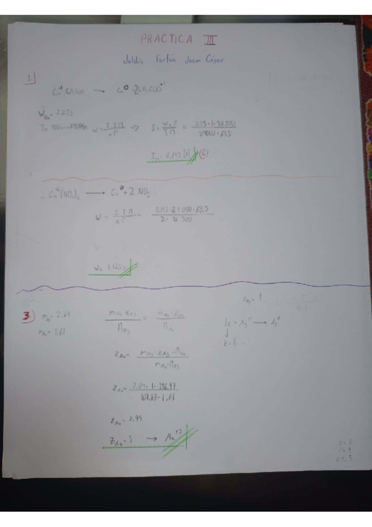 QMC 3 JCJF - Practica Notes and Calculations for Chemistry - Studocu