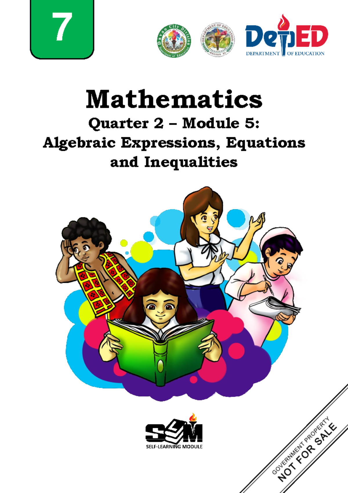 Q2 Mathematics 7 Module 5 - Mathematics Quarter 2 – Module 5: Algebraic ...