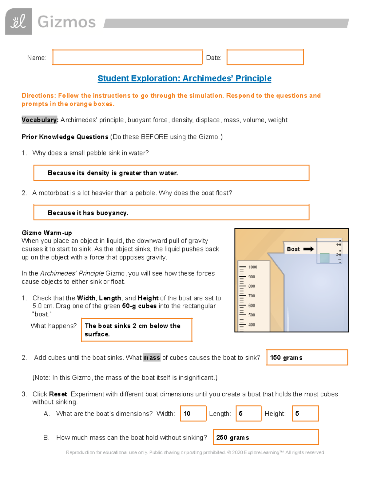 Archimedes' Principle SE: Understanding Buoyancy & Displacement - Studocu