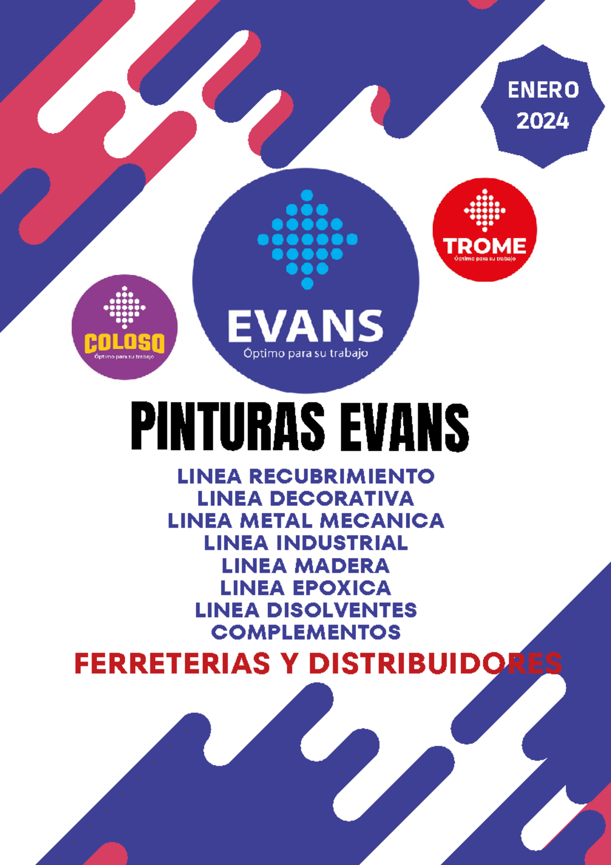 Catalogo de Productos Pinturas Evans - Enero 2024 v1 - Studocu