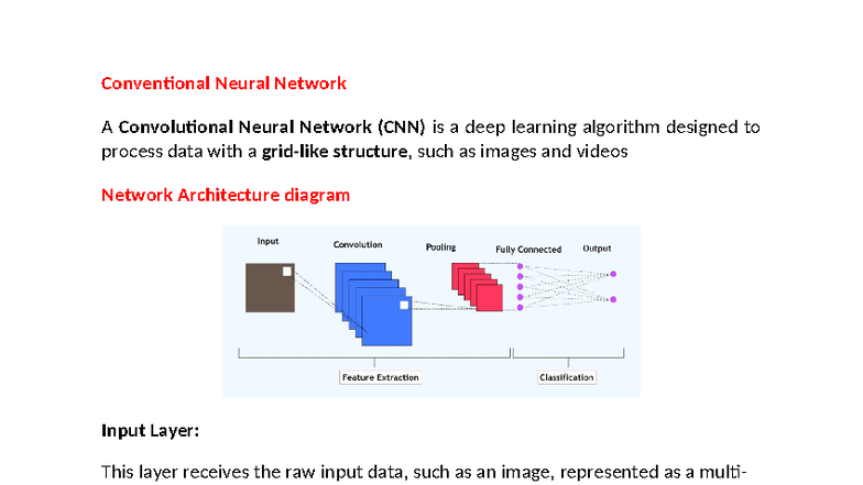 Unit 3 - Convolutional Neural Network Architecture Overview - Studocu