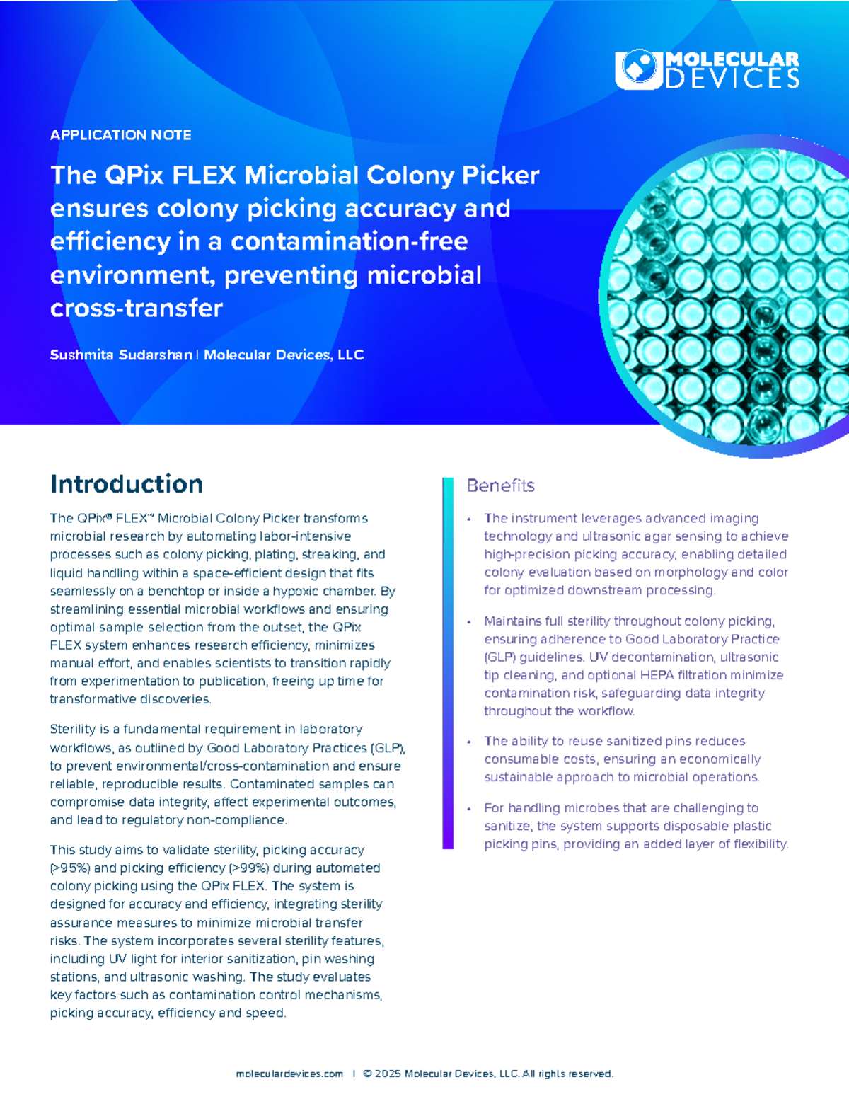QPix FLEX Microbial Colony Picker: Accuracy & Efficiency Study - Studocu