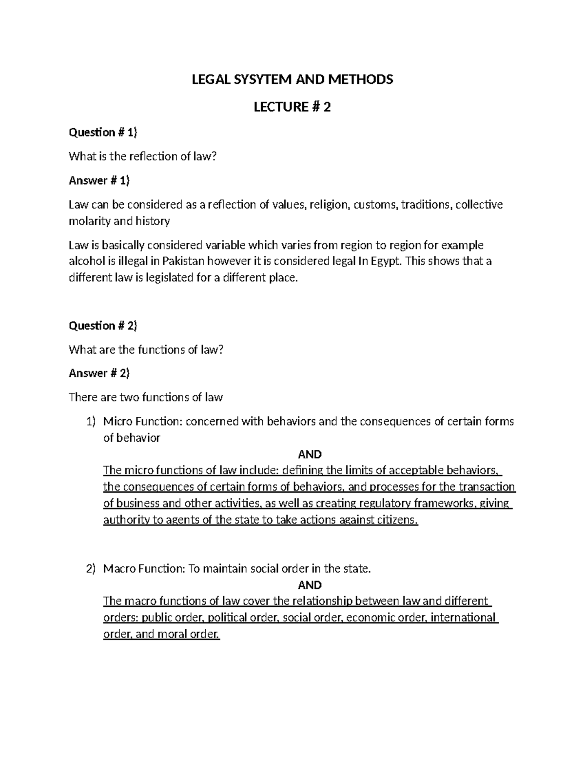 Lsm Lecture 2 26 Basics Of Lsm Legal Sysytem And Methods Lecture