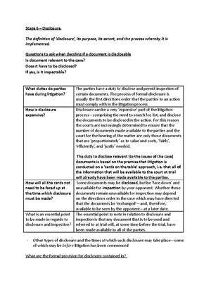 N265 - N265 Form - List of documents: standard disclosure In the Claim ...