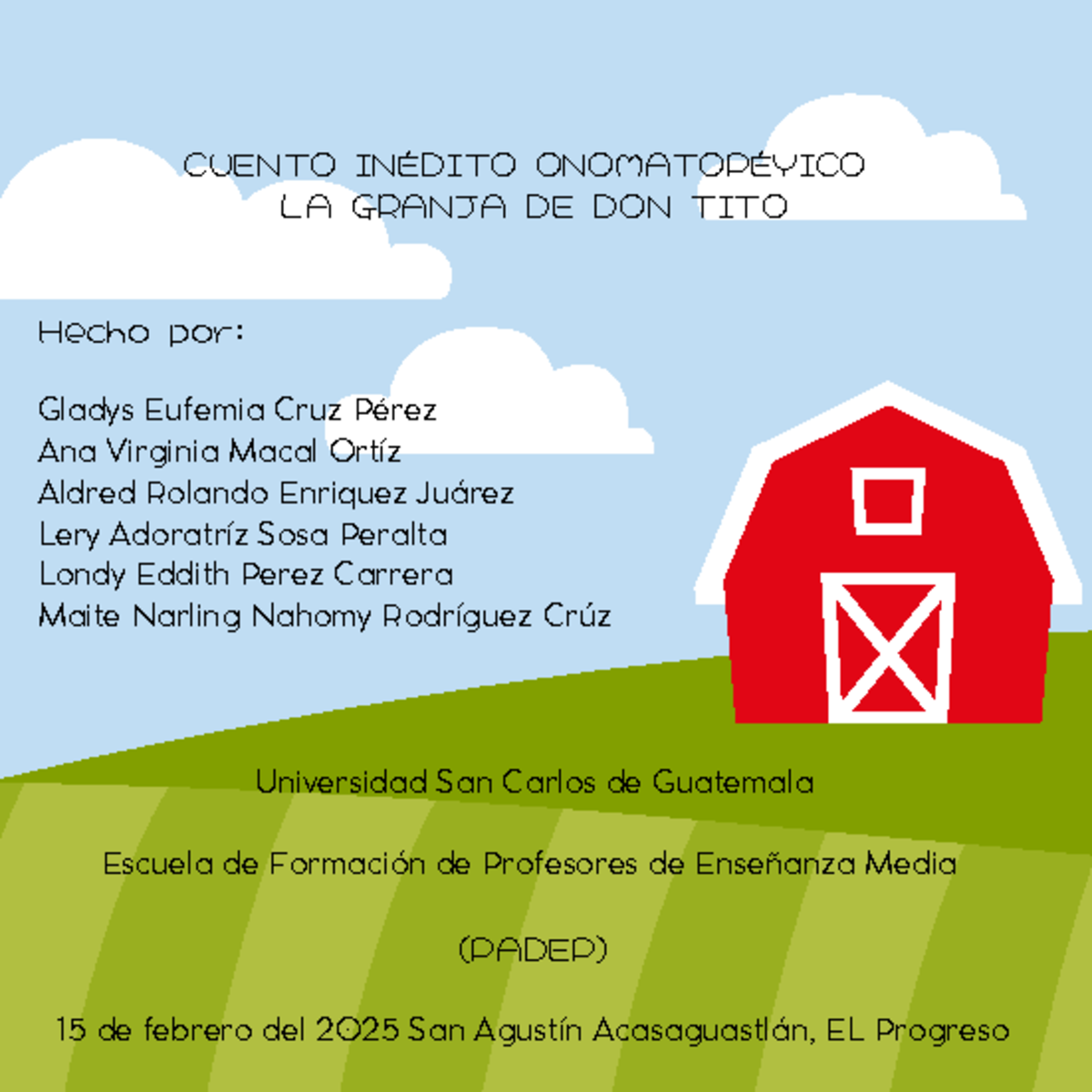 CUENTO INÉDITO: LA GRANJA DE DON TITO - PARCIAL 2 - Studocu