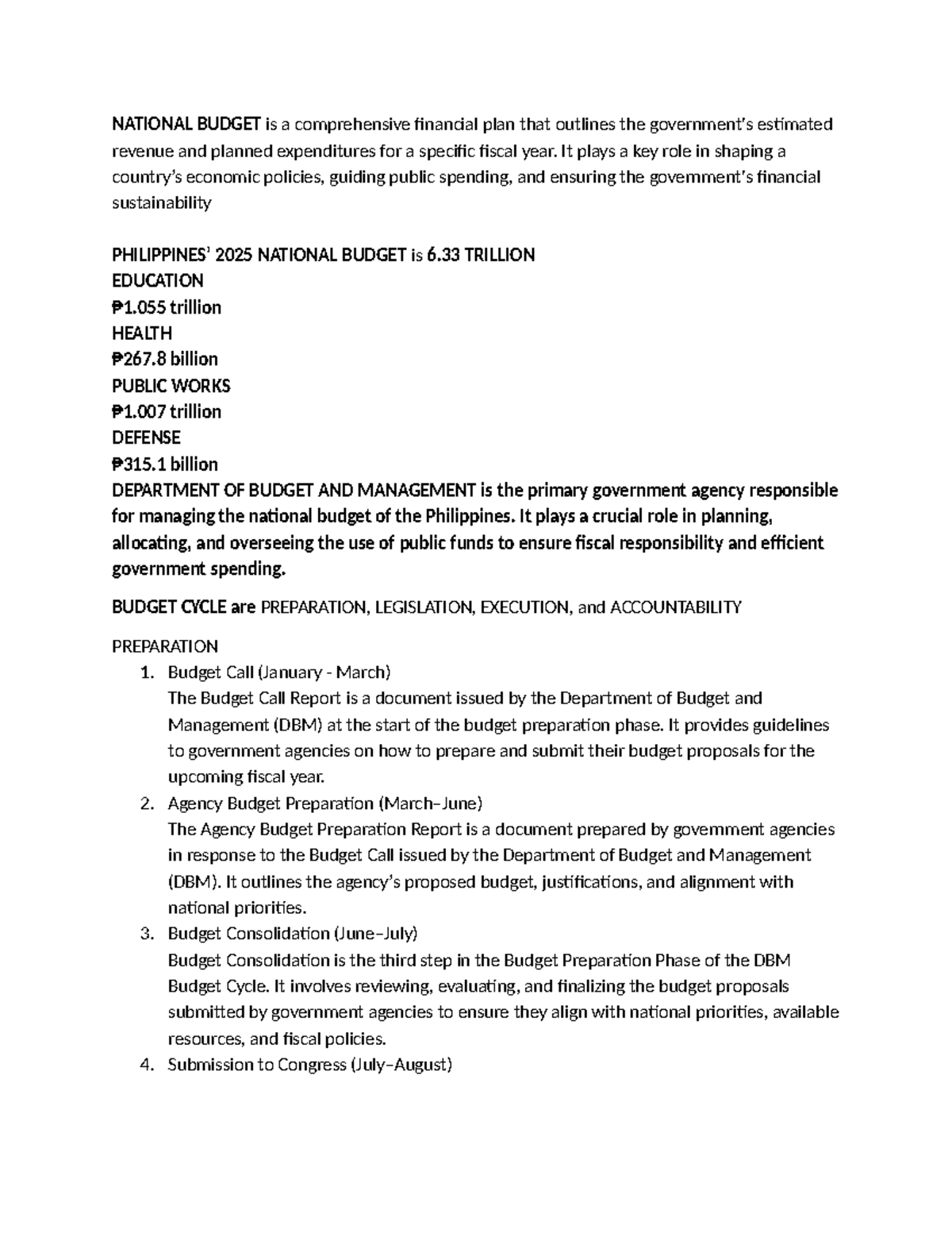 PHILIPPINE NATIONAL BUDGET 2025: Understanding Its Importance and ...