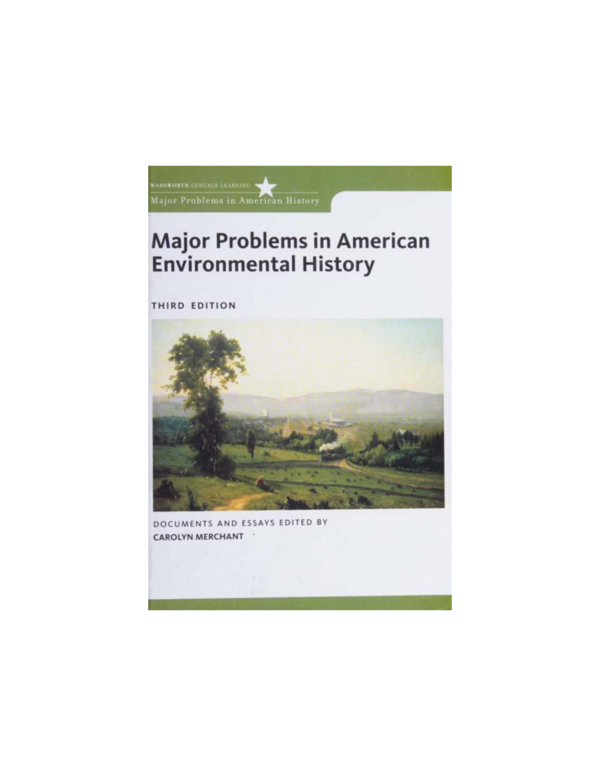 Environmental History: Insights from Donald Worster's Essays - Studocu
