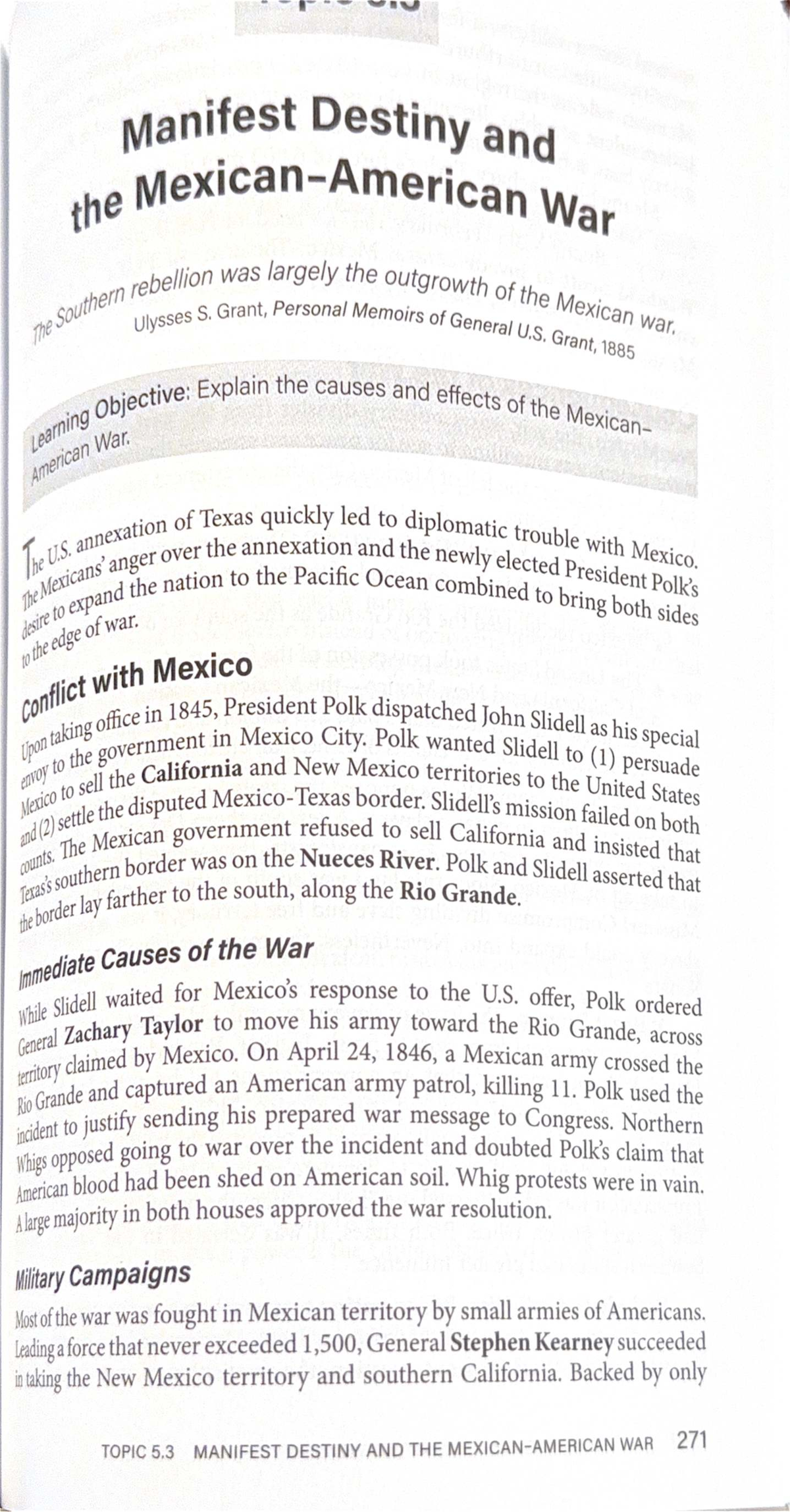 APUSH 5.3: Manifest Destiny and the Mexican War - Key Notes and ...
