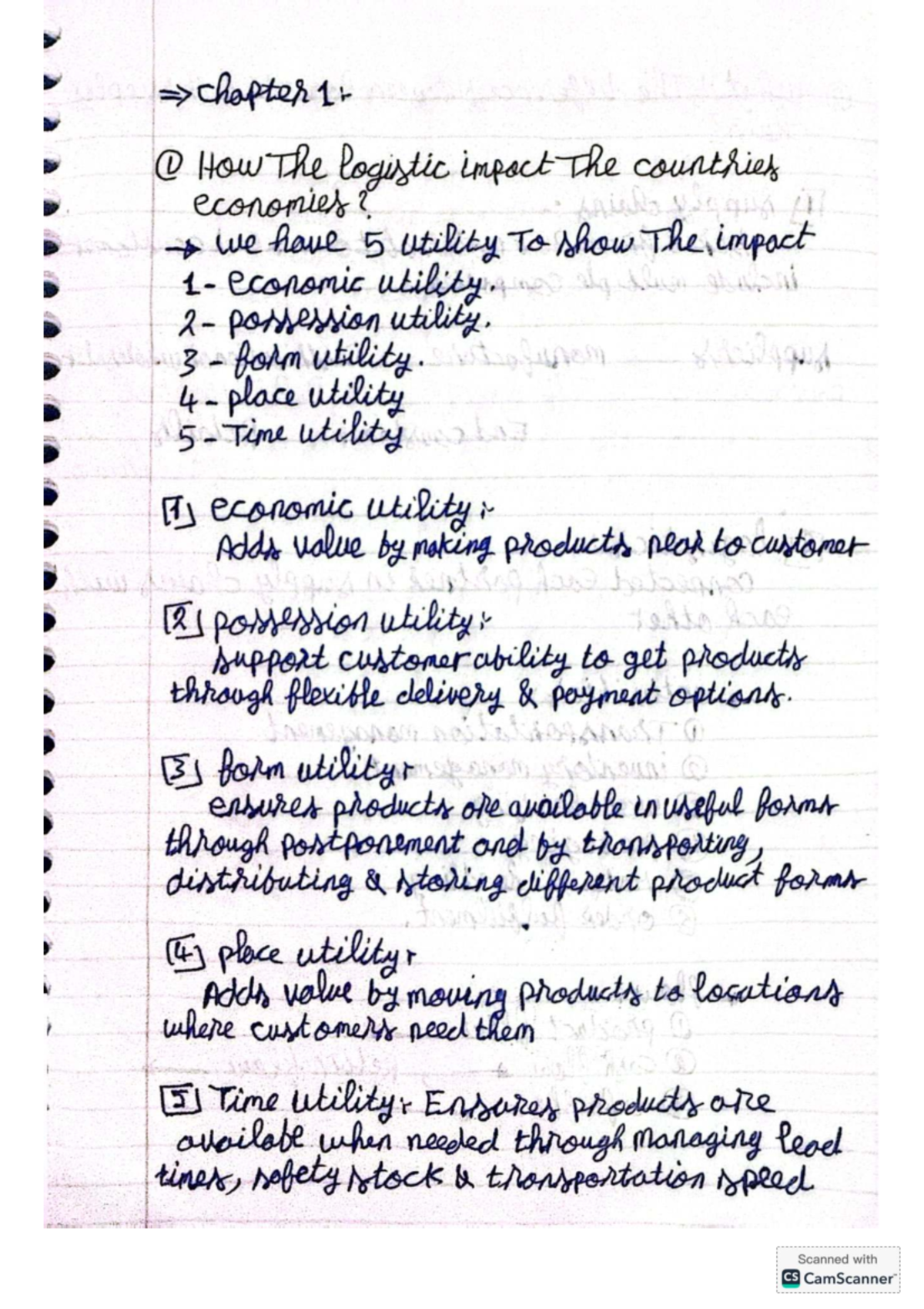 Chapter L: The Impact of Logistics on Economic Utilities and Structures ...