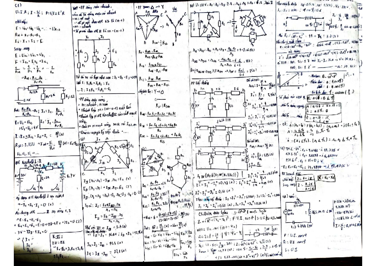 Final Exam Notes for Course (1) Vd: Electrical Engineering Concepts ...