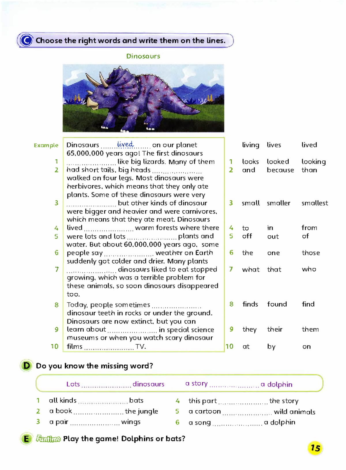 Dinosaurs Lesson for Kids - FUN FOR Flyers - xxxxxxxxxx - Studocu