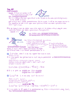 Final Study Guide - Task Description Equations vector of line through a ...