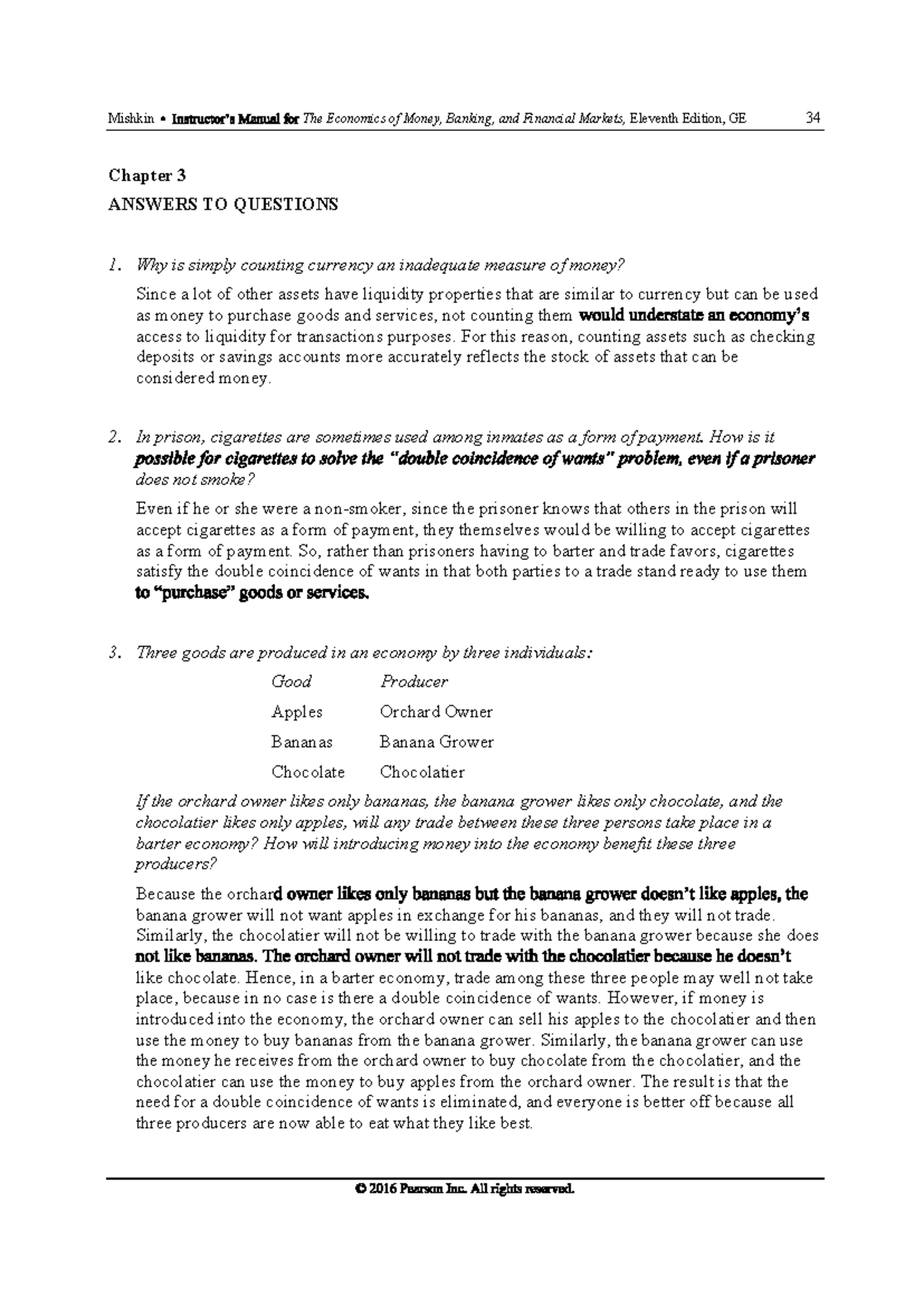Mishkin GE 34 Chapter 3 Applied Problems and Answers - Studocu