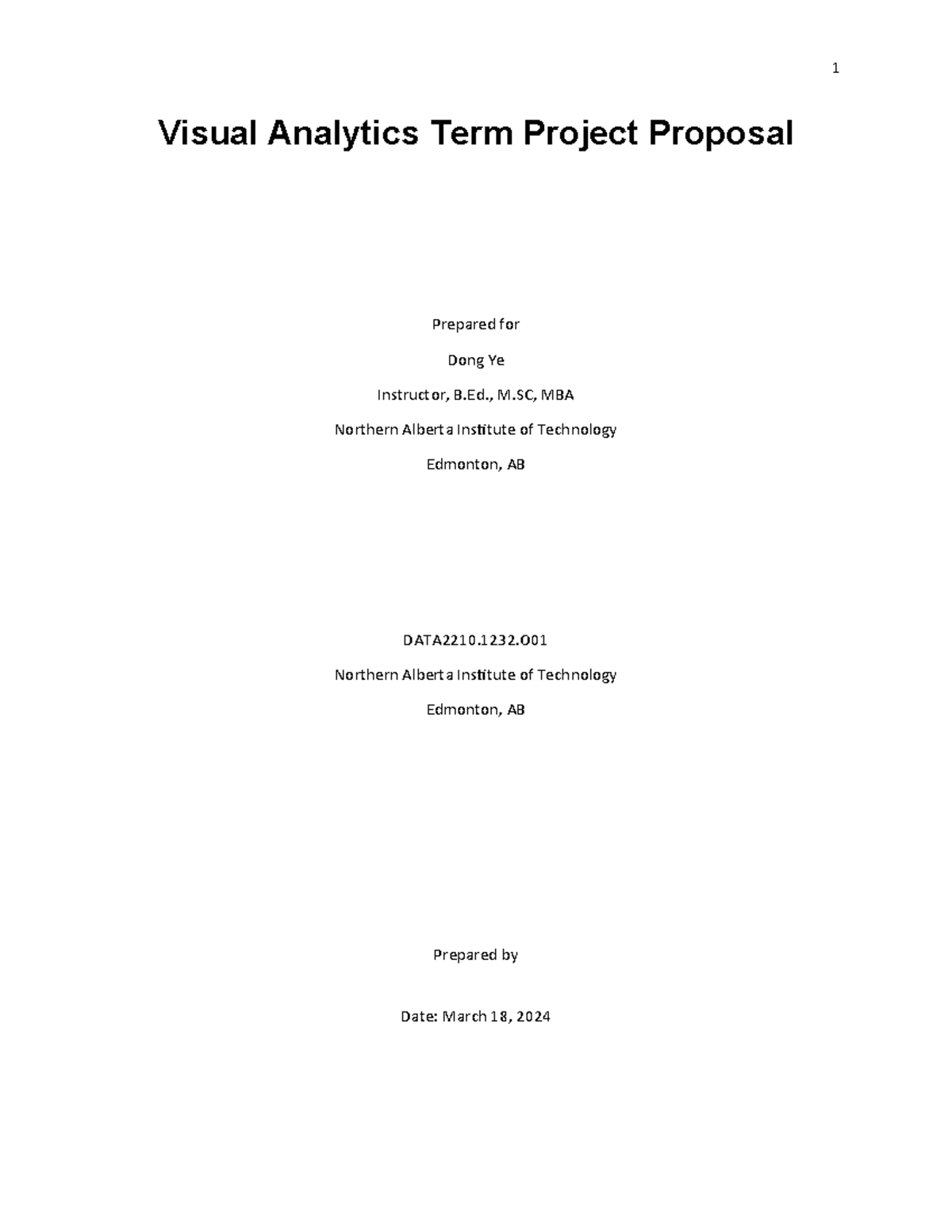 DATA2210 Term Project Proposal: Visual Analytics Overview and Plan ...