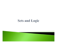 Sets and logic - Mth104 - VU - Studocu