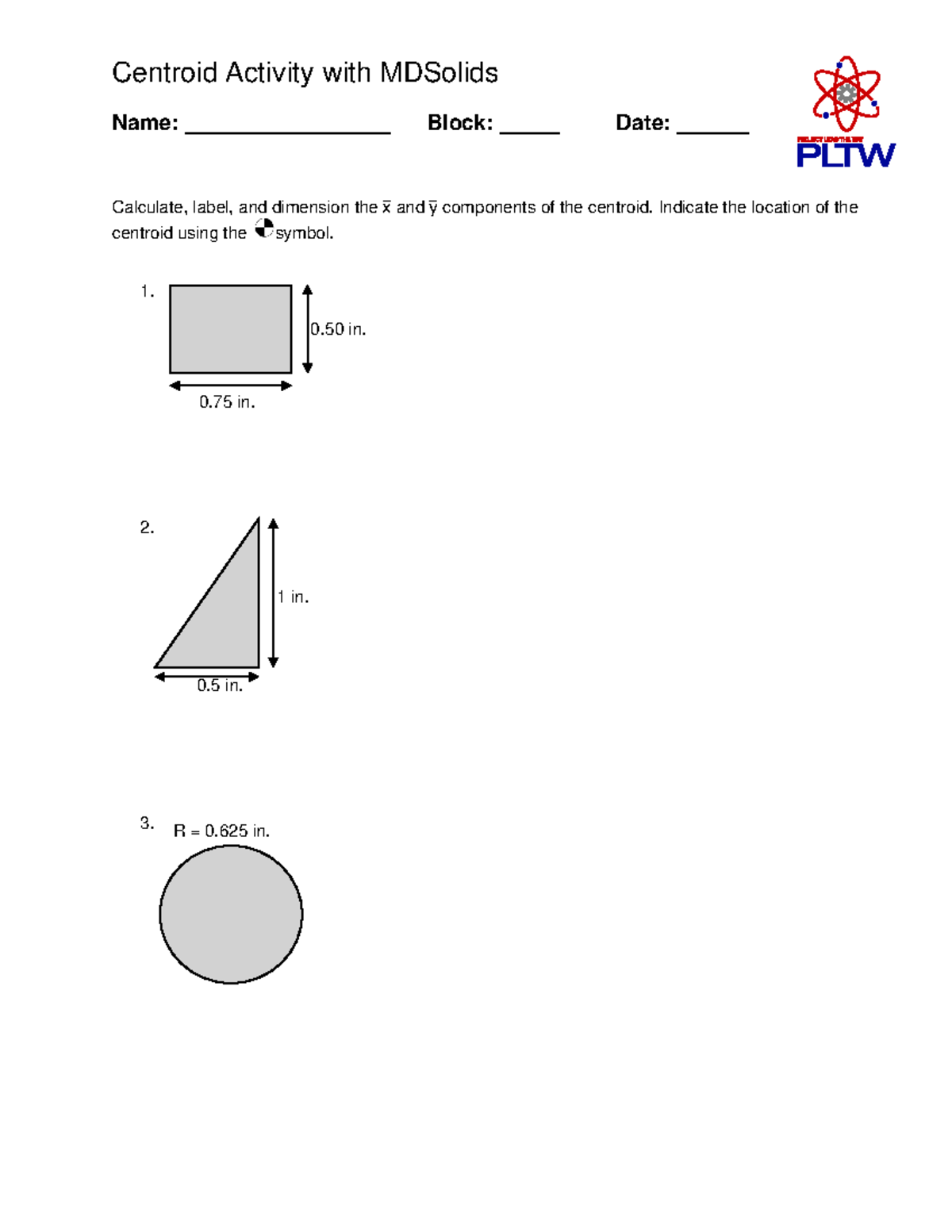 Centroid Activity - dsfadadsf - Centroid Activity with MDSolids Name ...