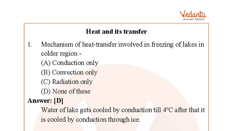 NEET Heat Transfer Important Questions for Exam Preparation - Studocu