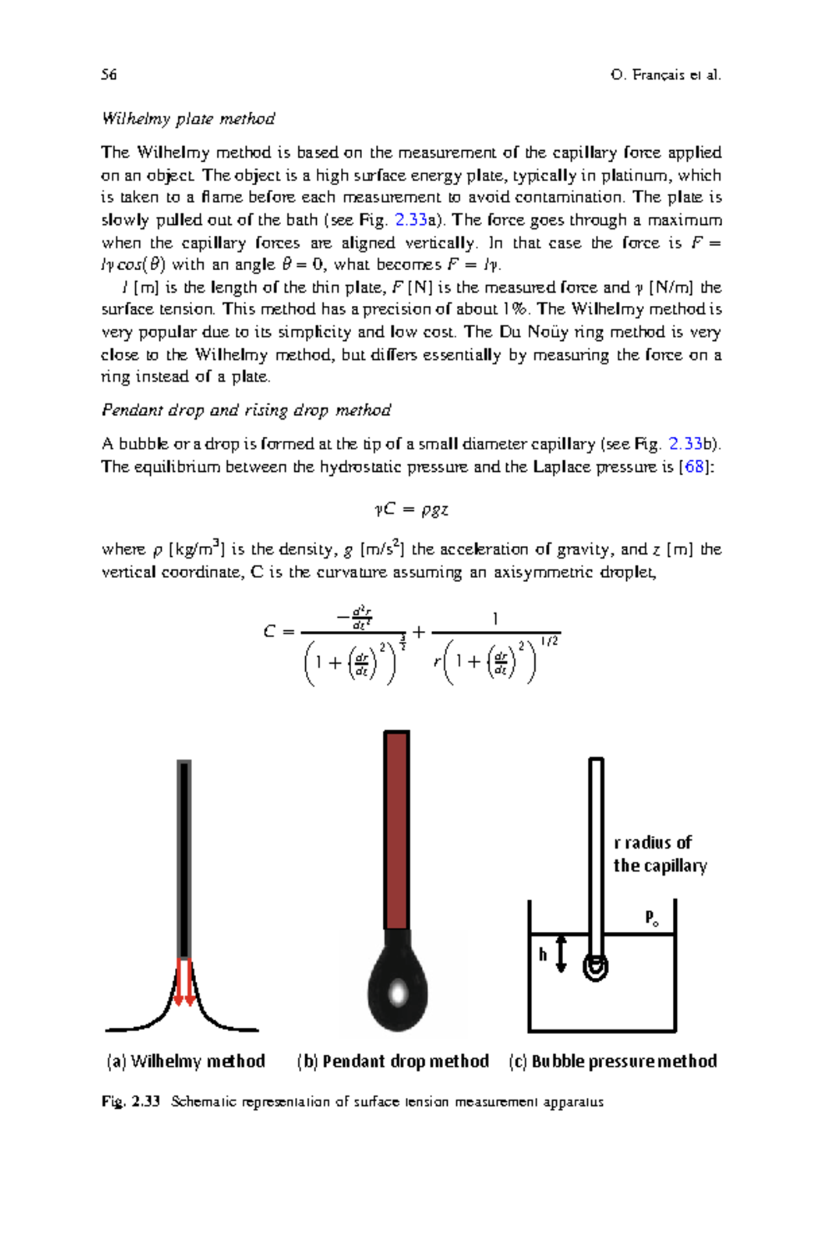 Agricultural and Biosystems Engineering-22 - Wilhelmy plate method The ...