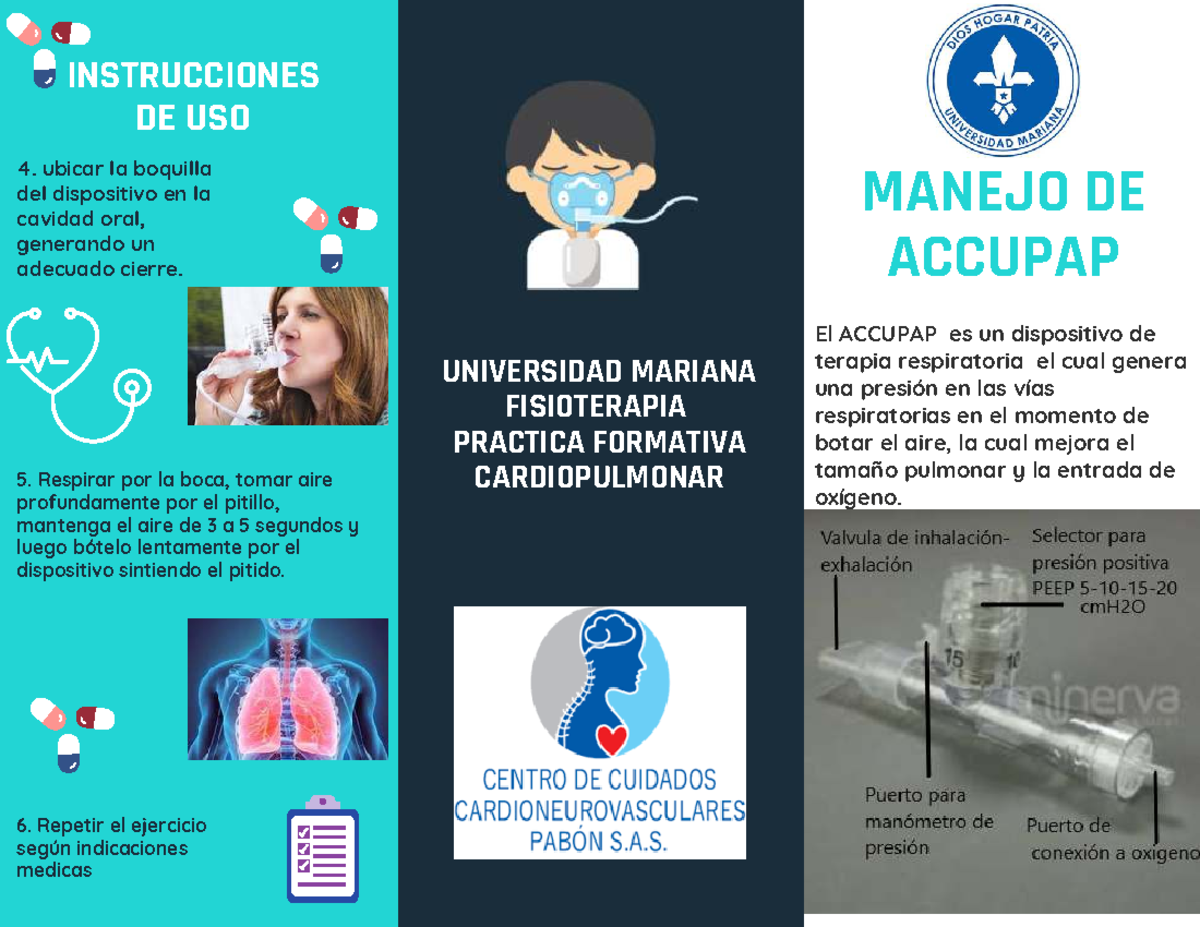 Instrucciones de Uso del Dispositivo ACCUPAP - Fisioterapia Práctica ...