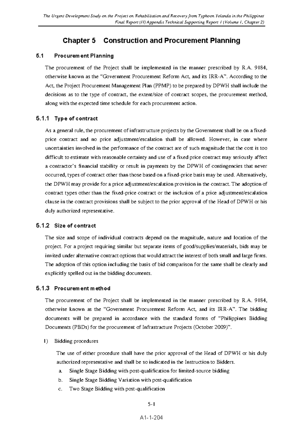 12283420 03 - Pre-Construction Planning for Road Heightening Project ...