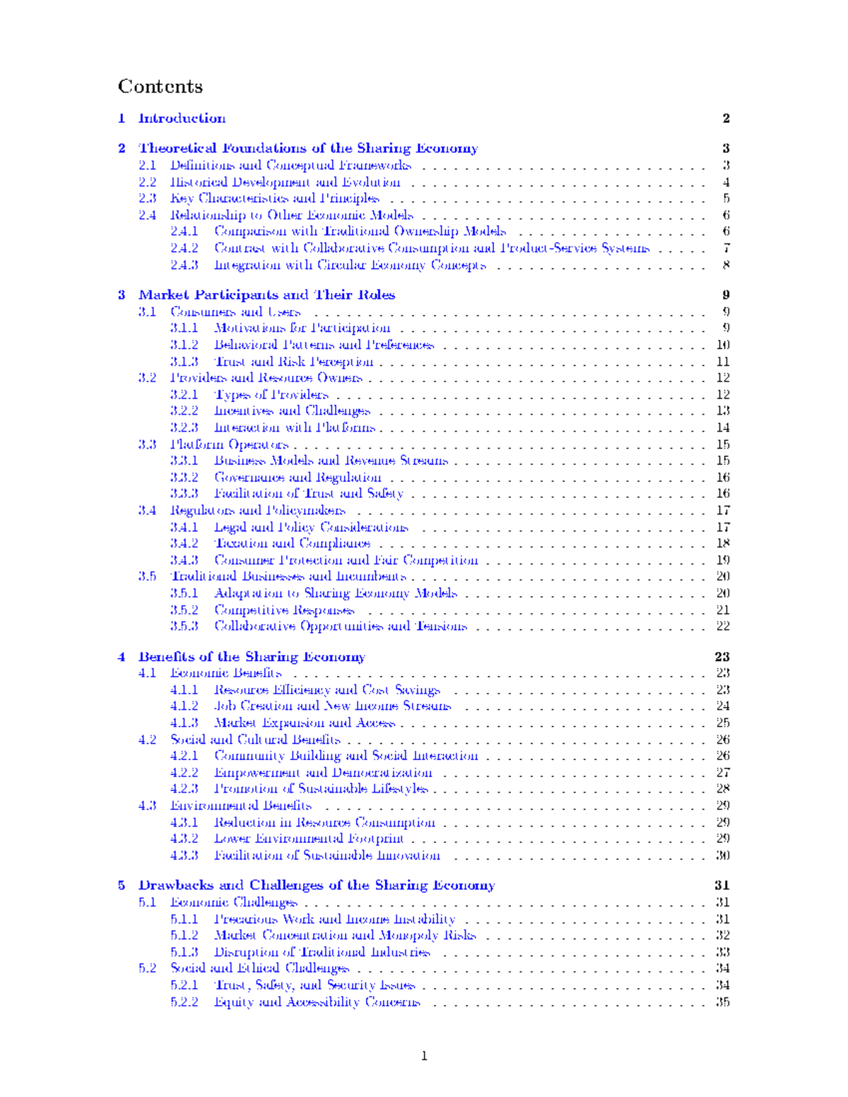 Theoretical Foundations and Market Dynamics of the Sharing Economy (BUS ...